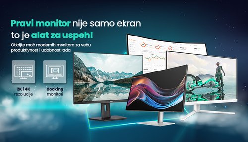 Moderni monitori za produktivniji rad | Coral Computers