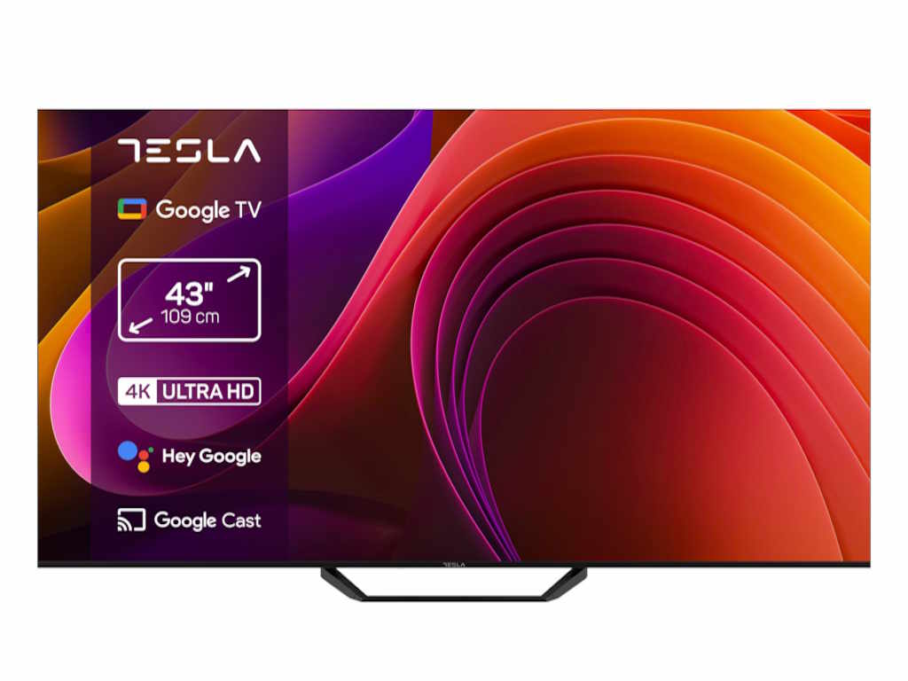 TESLA 43E655BUS 43" UHD Smart TV | D-LED | Google TV | Crna | Coral ...