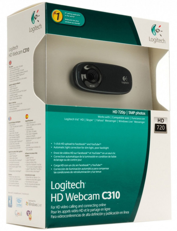 Logitech Web kamera Logitech HD C310 5Mpix 960-001065 | Coral Computers