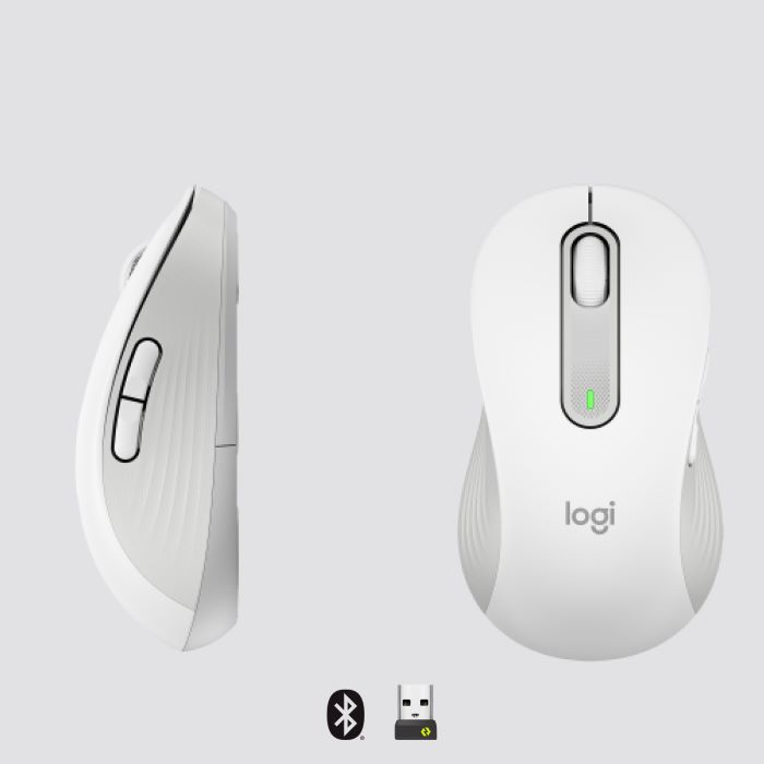 Logitech M650 L Wireless Mouse Off-White - Preciznost i Stil | Coral ...